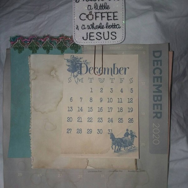 Festive Felicitations Christmas Collage Papers - DIGITAL - Etsy