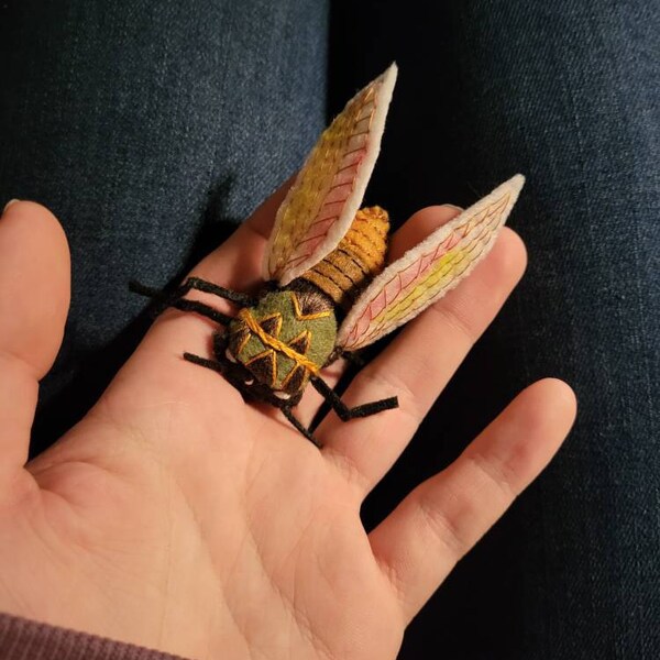 Cicada Toy, Felt Insect, Stuffed Insect, Mini Cicada Stuffie, Felt Bug ...