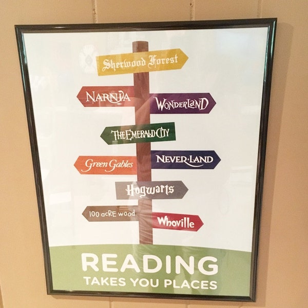 Reading Takes You Places Printable YOUNG READER VERSION, Fictional ...
