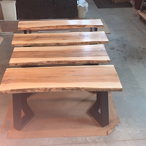 H 16 Inch Cress Bench Legs, Black Powder Coated, 1 Pair, SS400 - Etsy