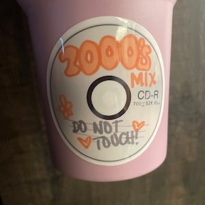 2000s CD Mix Sticker, Sticker for Millennials - Etsy