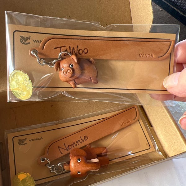 Cat 3D Leather Keychain(l) *VANCA* Made in Japan #56141 - Etsy