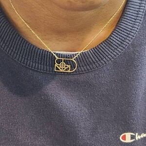 Jennifer Name Necklace Unique Design Name Logo Necklace Name Necklace ...