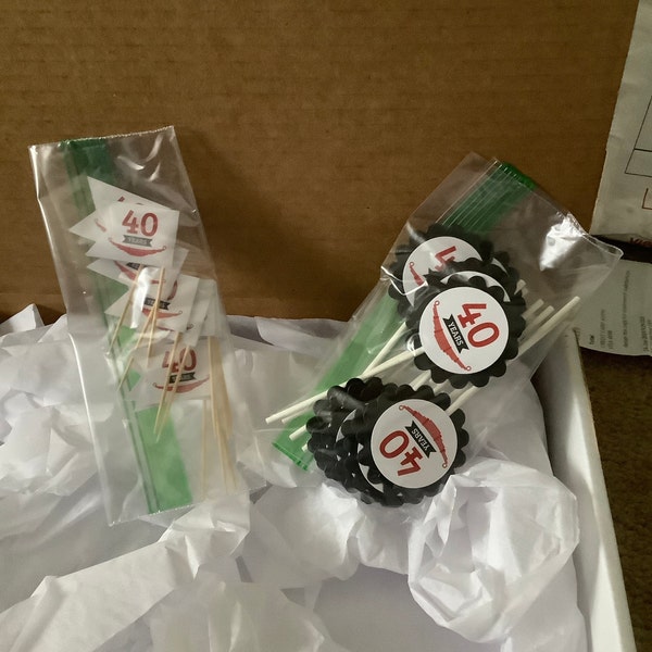 Business Logo Cupcake Flags Toothpick Flags Personalized Corporate Logo ...