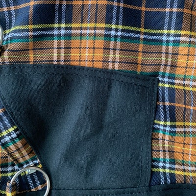 Red and Blue Bicolor Plaid Punk Pants - Etsy