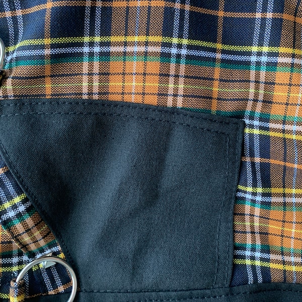 Yellow Plaid Punk Pants - Etsy
