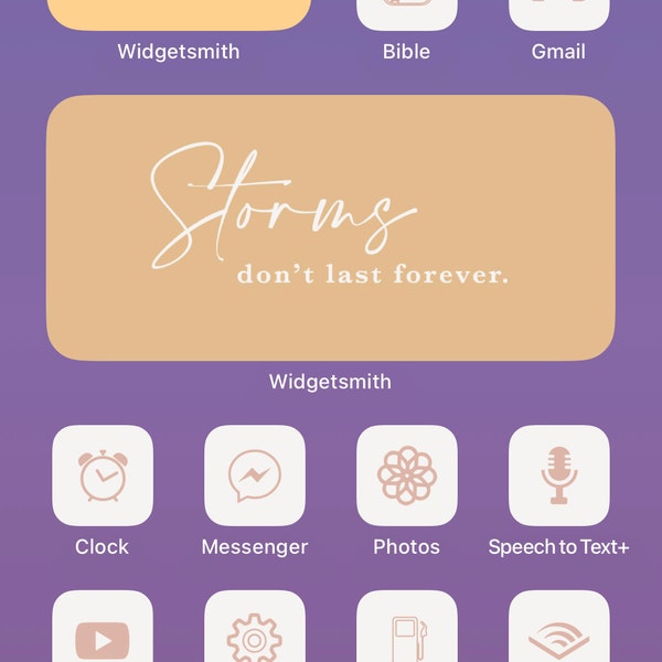Ios Big Bundle - Aesthetic Cream and Multicolor Homescreen for iPhone ...