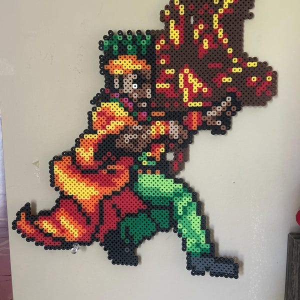 Broly - DBZ - Pixel Art - Made From Perler Beads - Etsy