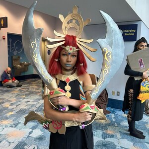 Queen Sonia Tattoo Tears of the Kingdom Blueprints Cosplay Pattern SVG ...