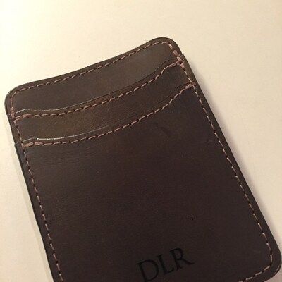 Cash Band Credit Card Holder Personalized Wallet Slim Leather Wallet ...