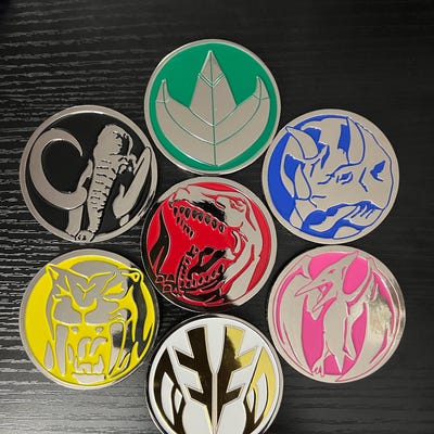 Time Traveler Quantum Fire Red Badge Metal Prop Concept Time Ranger ...