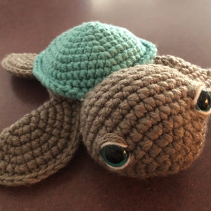 Large Crochet Turtle Pattern Amigurumi PDF - Etsy
