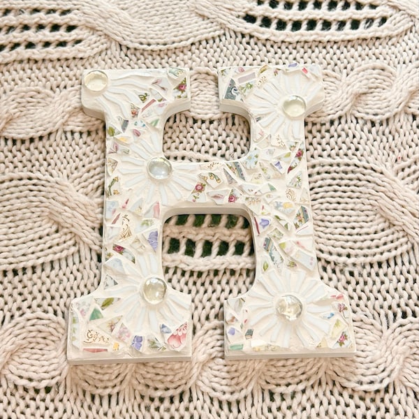 DIY Mosaic Kit | Wooden Hanging Letter | Dorm Room Decoration | Custom ...