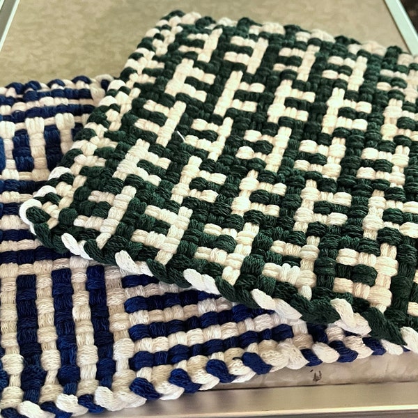 36 White 7" Cotton Potholder Loops: Harrisville Designs (2 Sets of 18) Made in the USA ...