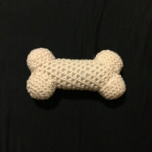 Crochet Dog Bone, PHOTO PROP, Puppy Bone, Bone, Plush Toy, Stuffed Toy ...