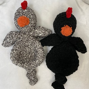 MINI Chickie Chicken Knotted Lovey Crochet Chicken PATTERN - Etsy