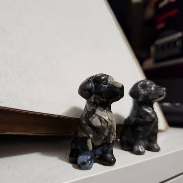 Buy 2 Get 1 Free!! Crystal Dog Figurine, Handcrafted Puppy Sculptures ...