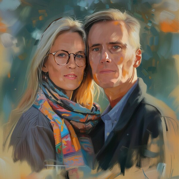 Сustom Oil Painting Portrait From Photo, Portrait From Photo ...