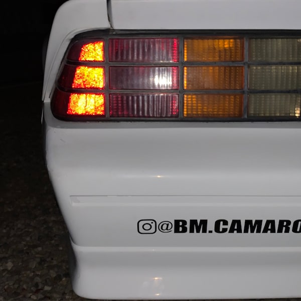 Instagram Vinyl Decal | Instagram Custom Decal | Window Decal ...