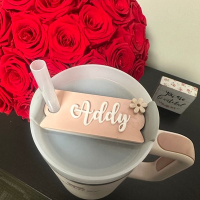 Neutral Tumbler Accessories, Tumbler Topper Charms Charm Simple Modern ...