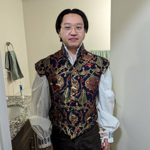 Men's White Steampunk Dandy Pirate Shirt - Etsy