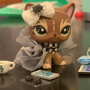 Littlest Pet Shop LPS 12 PC Clothes BLUE Accessories Custom - Etsy