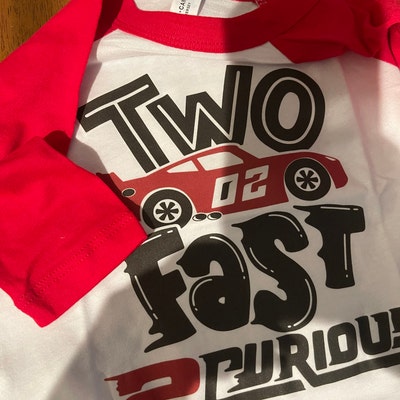 Two Fast Two Curious Shirt, 2nd Birthday Shirt, Two Birthday Shirt, Car ...