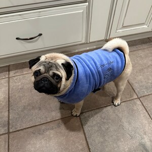 Pug Snuggly's Snow Patrol/winter Coat With Thinsulate - Etsy