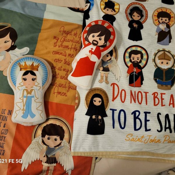 Set of 12 Saint Cards. Kids Saint Cards. First Communion Gift. Baptism ...