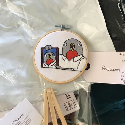 Bob Bilby Bluey Hand Embroidery. 3inch Hoop. - Etsy