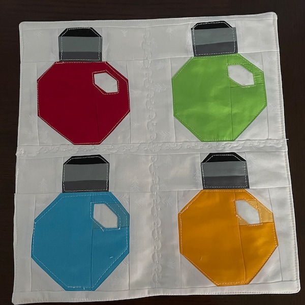 Christmas Lights Quilt Block Pattern PDF - Includes Instructions for 6 ...