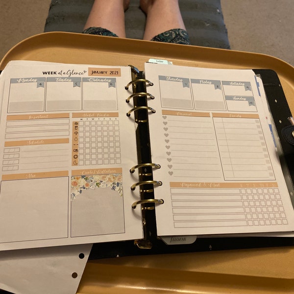 Planify Pro, Personal Wide, Savings Plan - Etsy