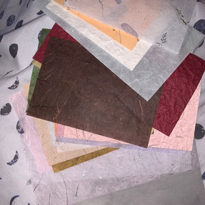 Handmade Paper With Plant Fiber, Craft Paper, Specialty Paper - Etsy
