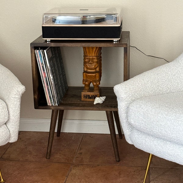 Mid Century Modern Record Console | Record Player Console | MCM Record ...