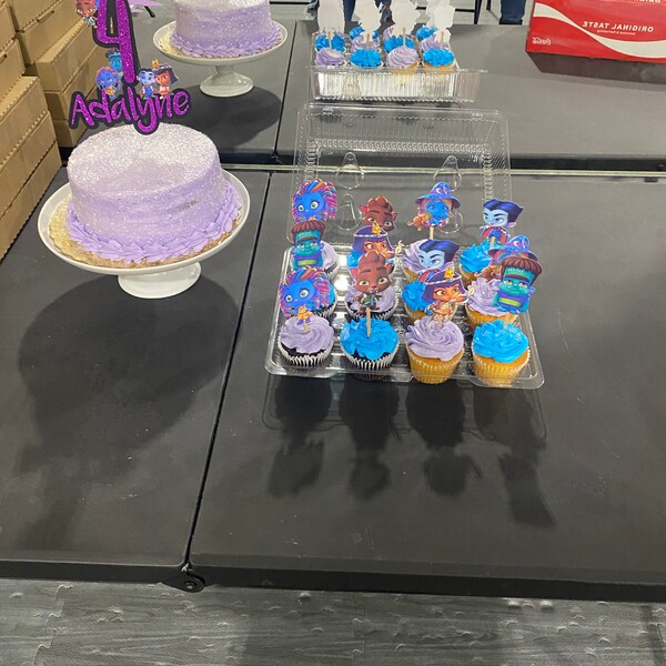 Super Monsters Inspired Cake Topper/super Monsters/super Monsters Party ...