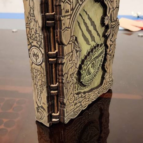 Set of Dragon Book Boxes Plan. 3mm, 1/8inch (3.175mm), 3.6mm, 4mm, 4 ...