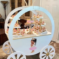 3 Rainbow Princess Centerpieces African American Birthday Table ...