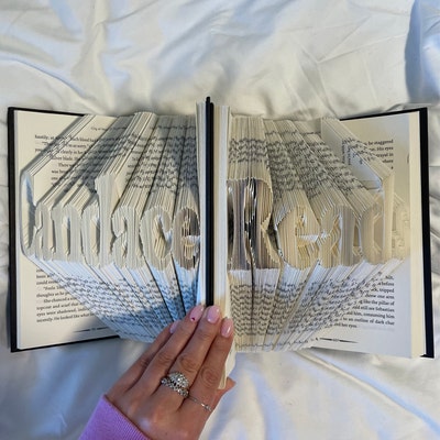 Star of David Folded Book Art - Etsy