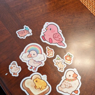 Holographic Rainbow Ducky Sticker / Duck Sticker / Goose - Etsy
