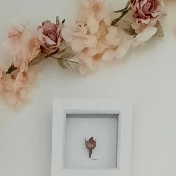 MINI Hanging Metal Frame With a Pressed Forget-me-not Sprig - Etsy