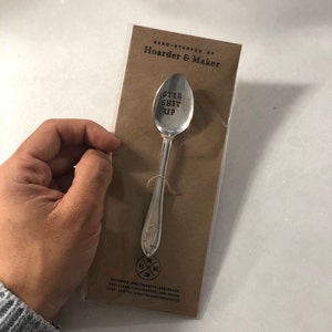 Custom Personalised STAMPED KNIFE Note To Self It's | Etsy