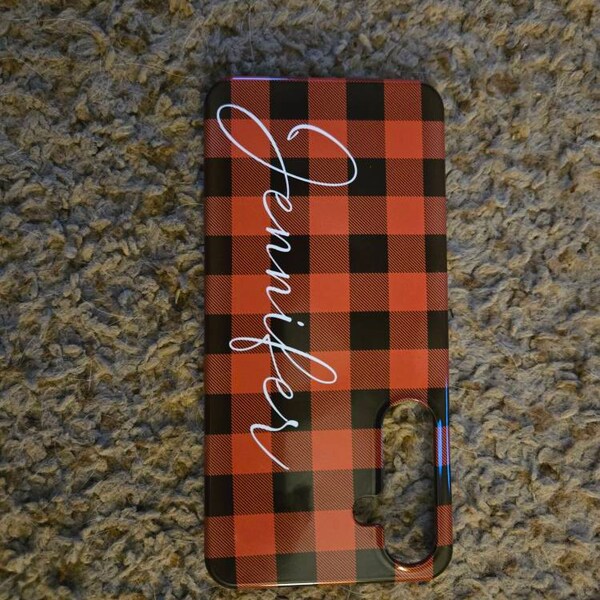 Dark Burgundy Phone Case, Solid Color iPhone 15 Tough Case, Minimal ...