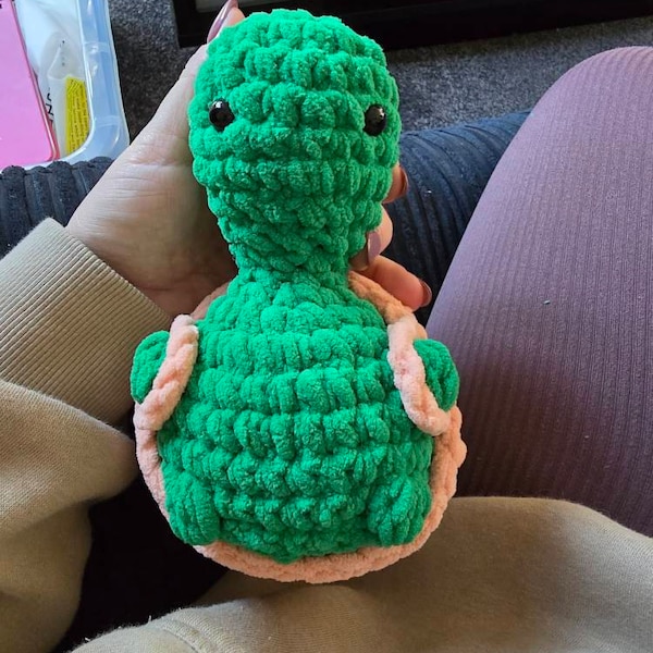Trunk the Trendy Turtle, NO-SEW Crochet Amigurumi PDF Pattern, Inc ...