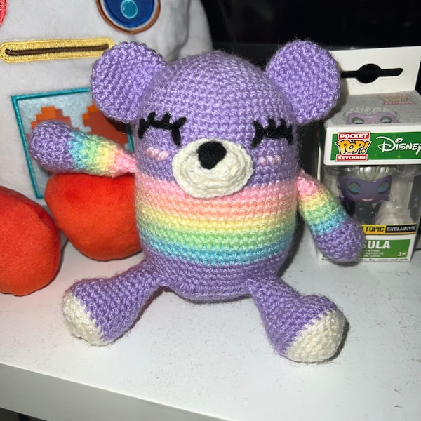 CROCHET PATTERN: Lgbtqtie Bears, DIY, Amigurumi, Pride Bear, Stuffed ...