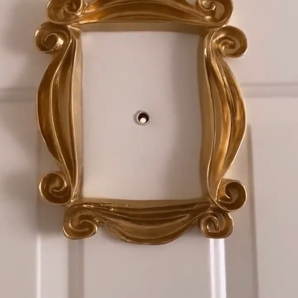 Handmade Gold Peephole Frame, Monica's Frame, TV Show Memorabilia ...