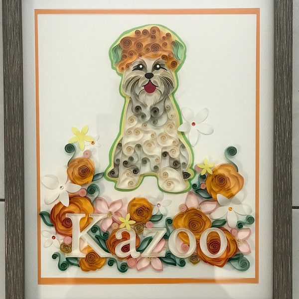 Car Quilling Art Paper Quilling Art Quilling Art Framed Nursery Gift ...