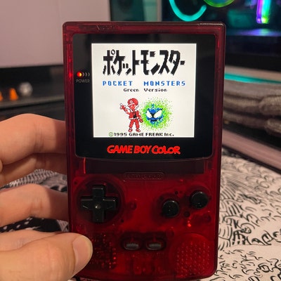 Special Limited Color Gameboy Advance GBA Shell clear Red and Black ...