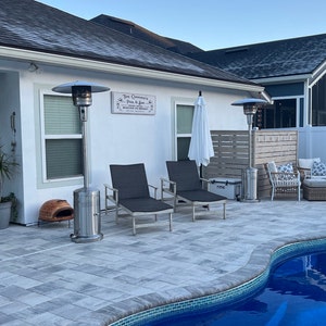 Pool Signs for Outdoor Personalized Canvas, Pool Bar Sign Canvas, Pool ...