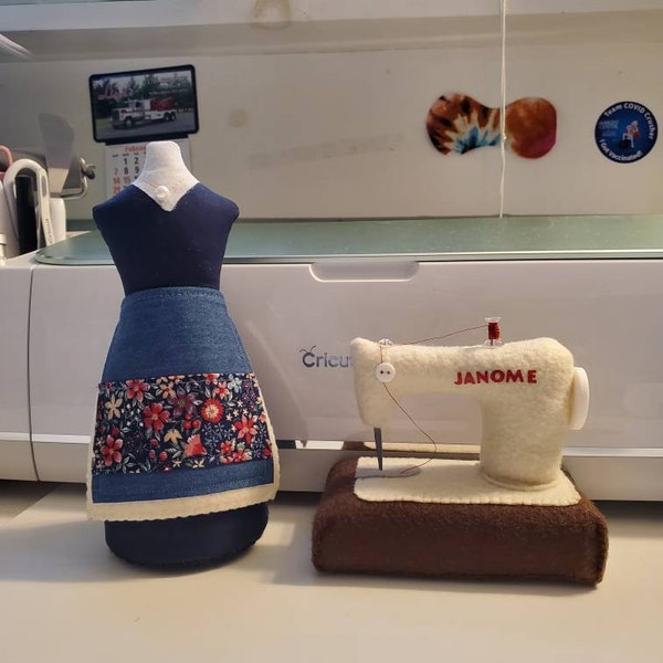 Handmade Sewing Machine Pin Cushion | Sewing Notions Gift | Pin Cushion ...