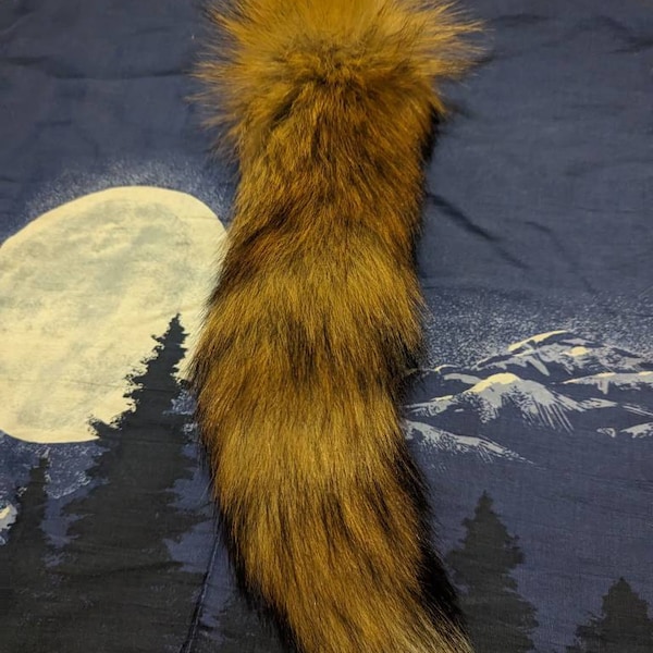Choose Your Own, Real Fur Red Fox Tail Keychain With Swivel Clasp ...